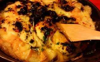 Melted fontina cheese with sundried tomatoes - Westmount Magazine